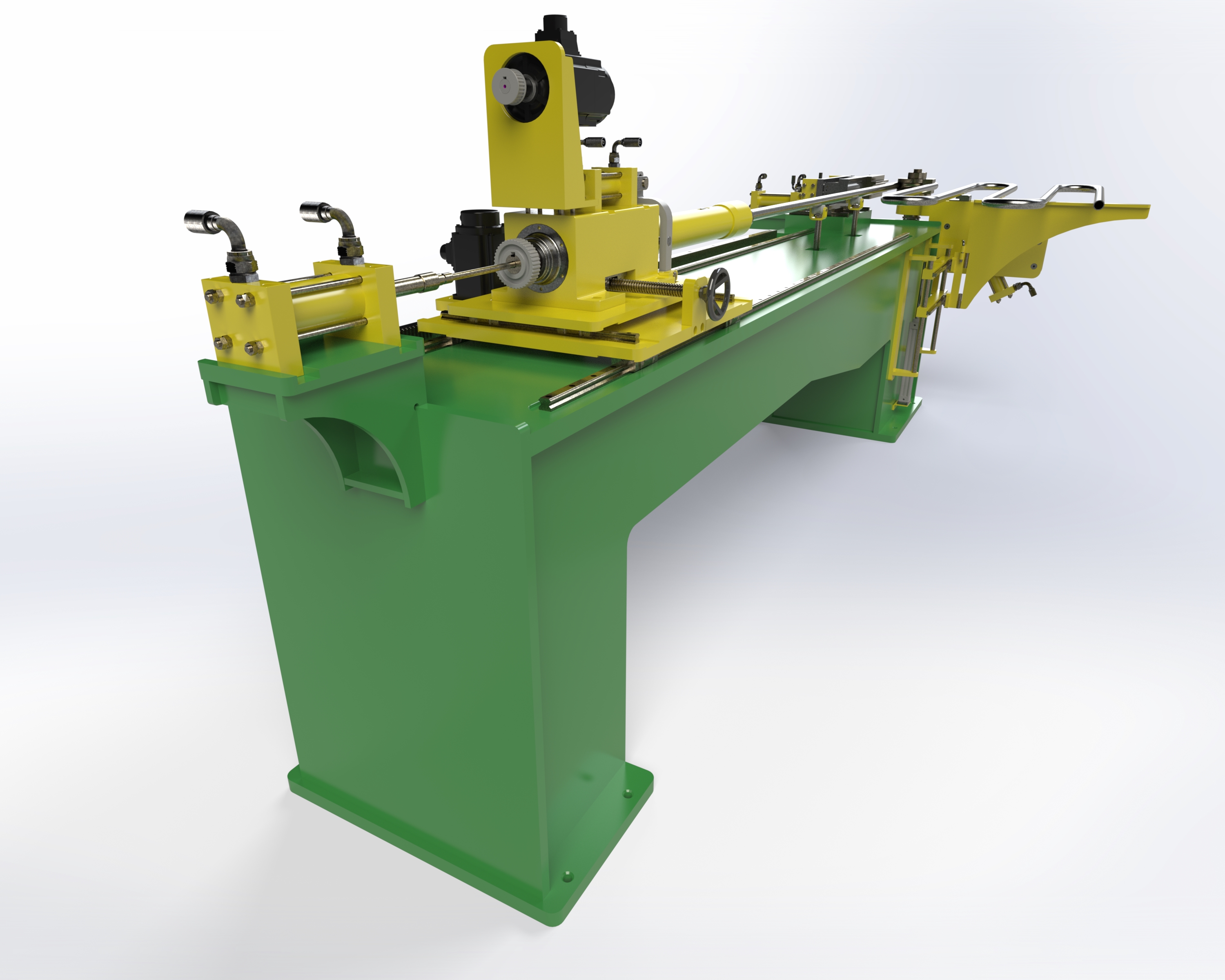 数控弯管机 3D模型下载 - stl,parasolid,SolidWorks三维模型下载 – 珊瑚网